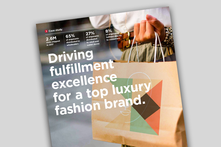 For a leading fashion brand, we tailored a perfect fulfillment solution