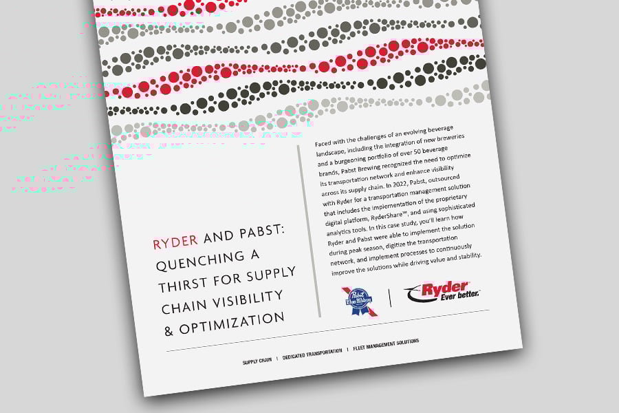 Case Study: Ryder and Pabst Supply Chain Optimization
